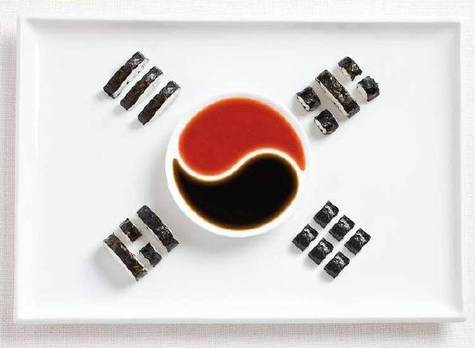 Flags from Food | Amusing Planet